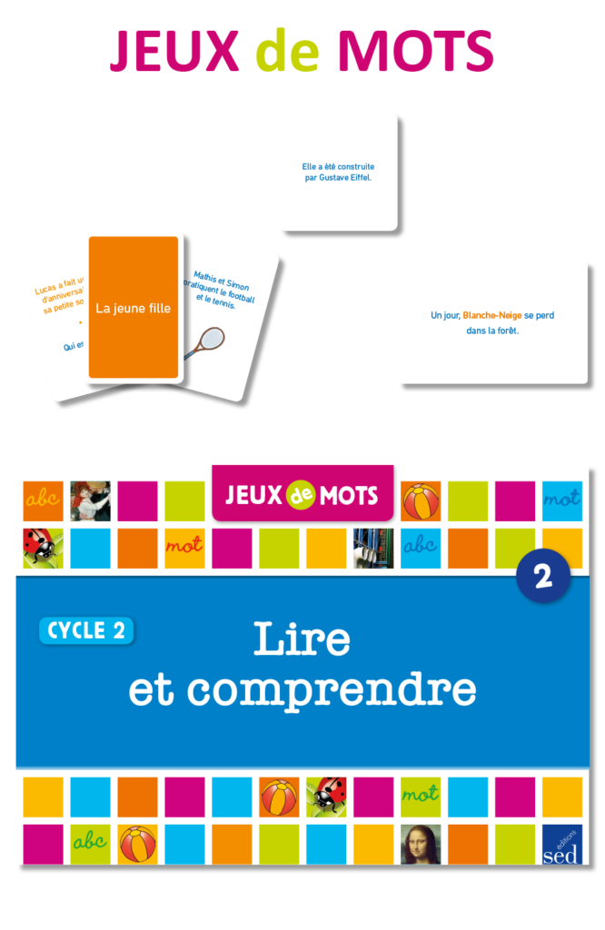 JEUX DE MOTS – Lire et comprendre 2 – CE1-CE2 – Editions-sed