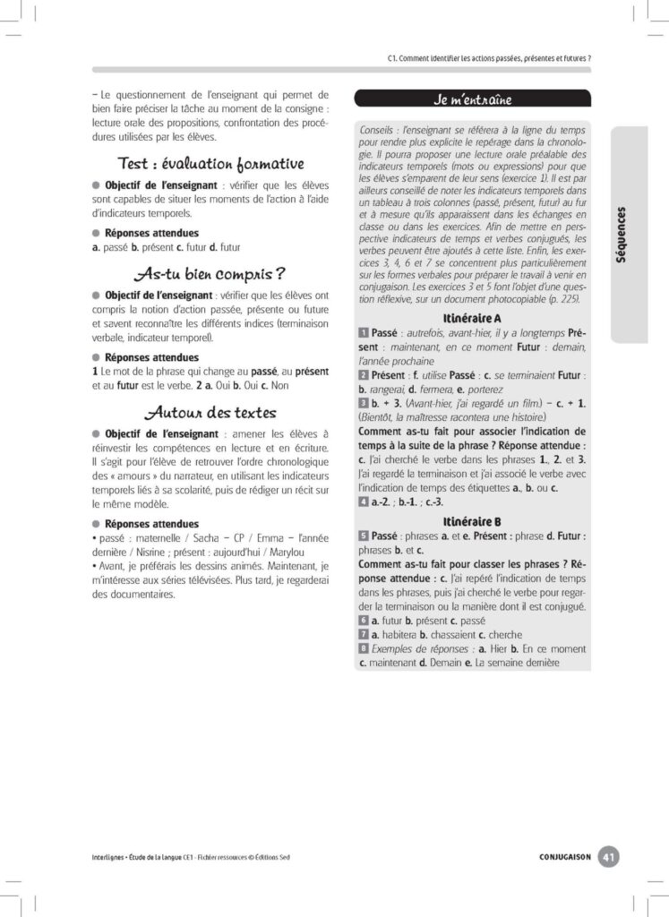 INTERLIGNES EDL – Fichier ressources + numérique – CE1 – Anciens prog. – Editions-sed