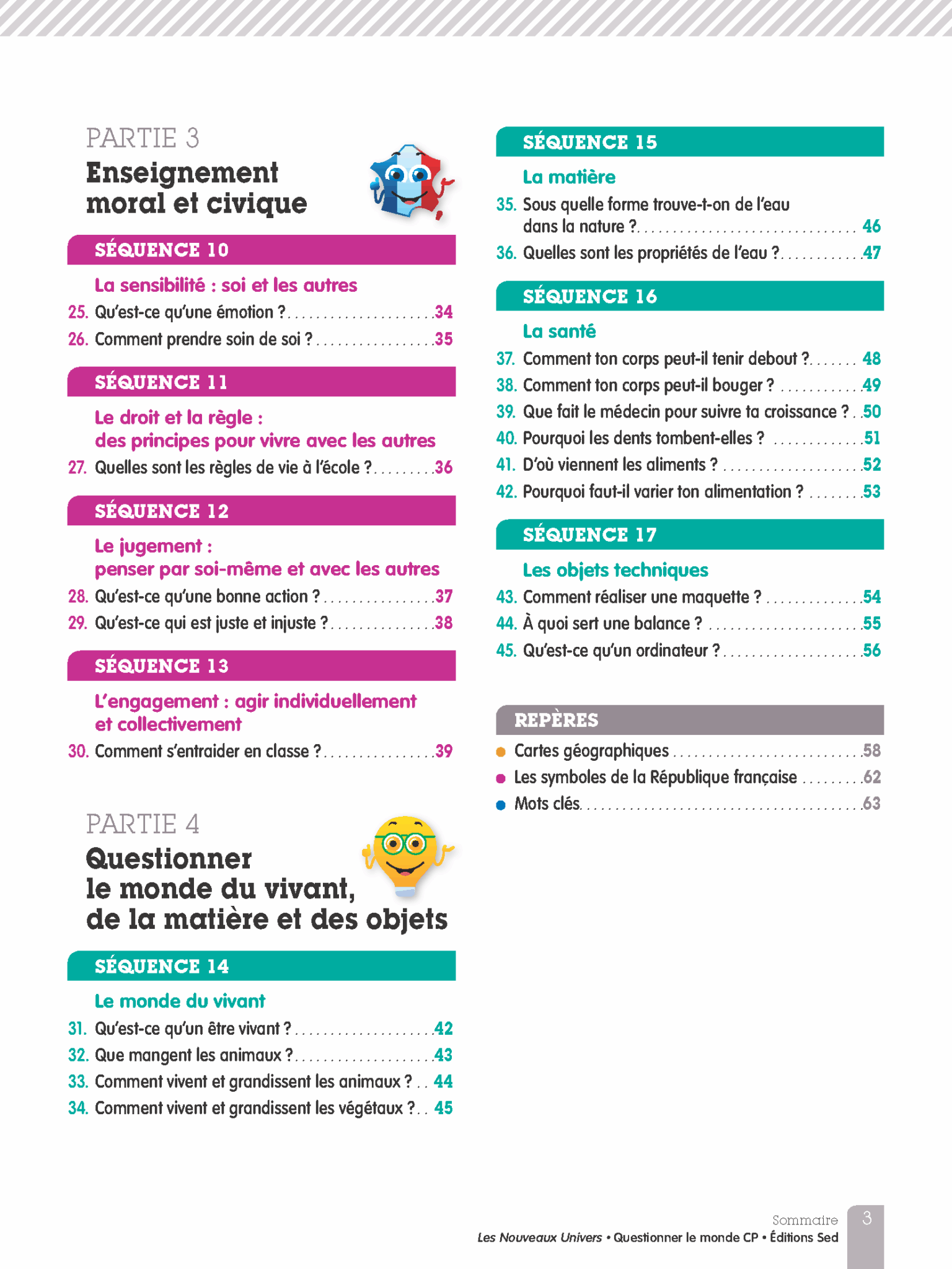 LNU – Questionner le monde – Manuel de l’élève – CP – Editions-sed