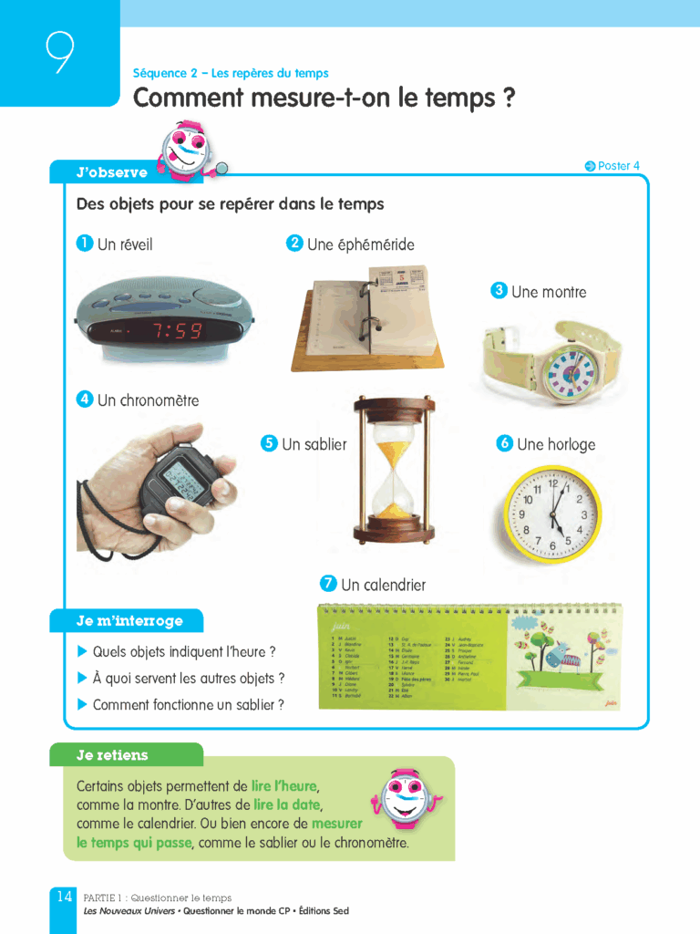 LNU – Questionner le monde – Manuel de l’élève – CP – Editions-sed