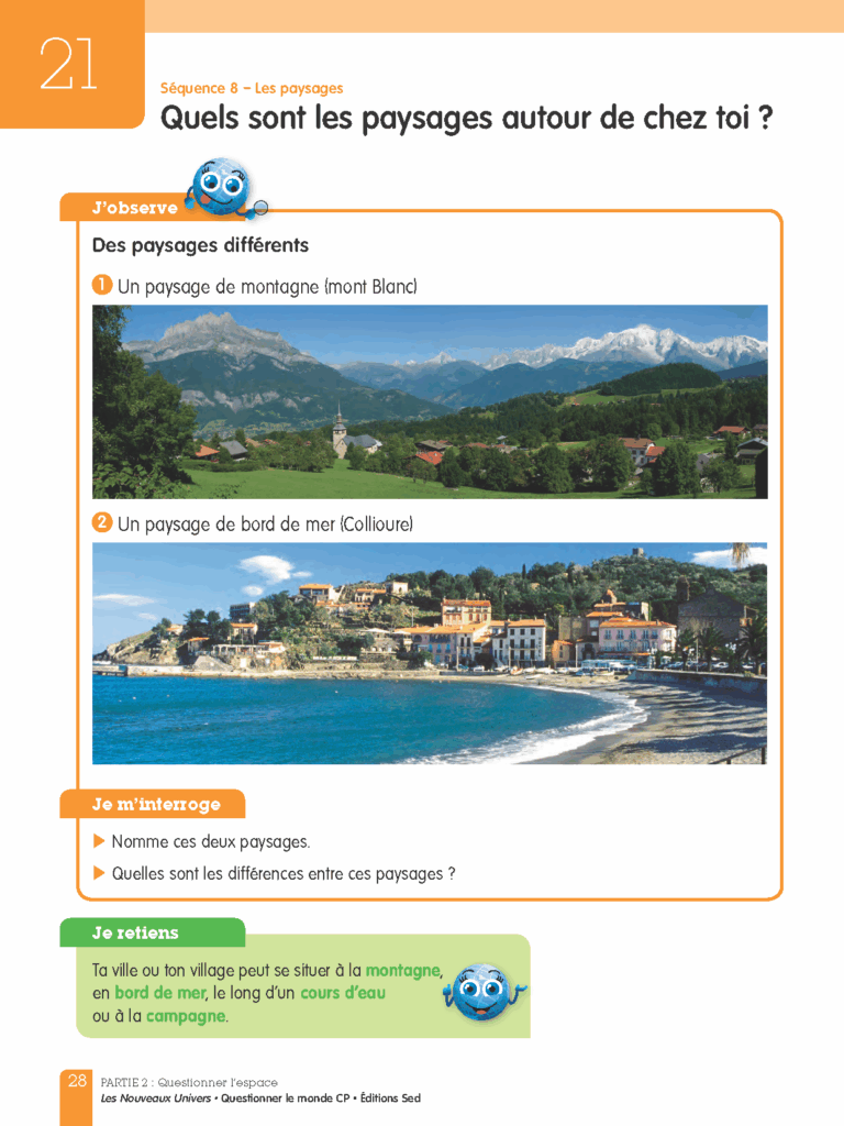 LNU – Questionner le monde – Manuel de l’élève – CP – Editions-sed