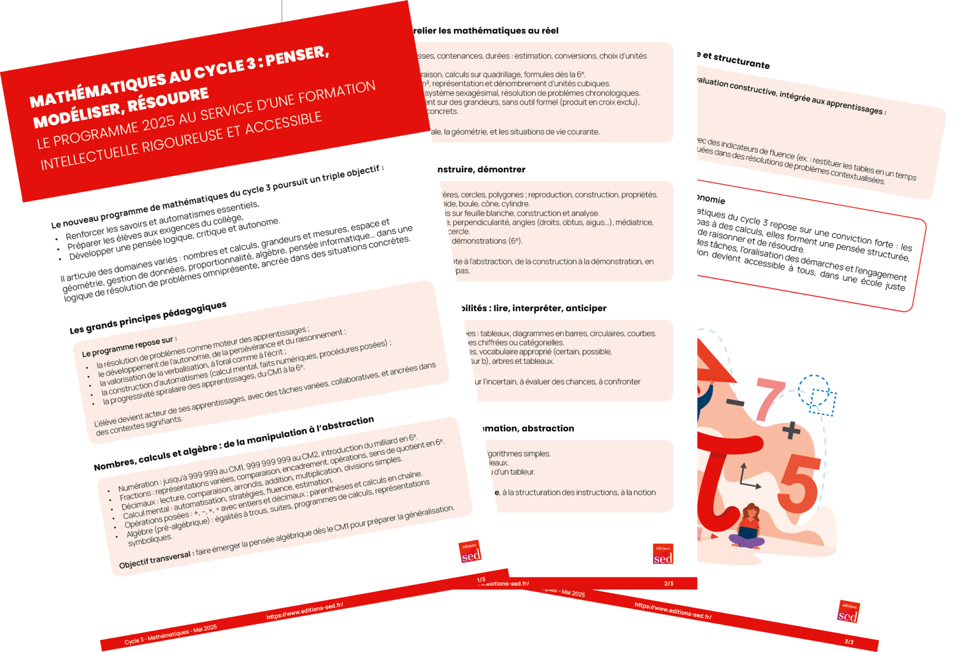 Les nouveaux programmes 2025 – Editions-sed